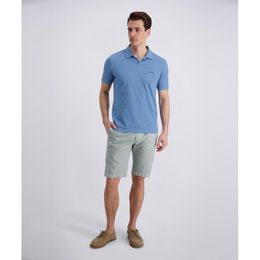 Pierre Cardin Herren Poloshirt normale Passform, mit kurzem Arm, mit offenem Polokragen blau 3XL