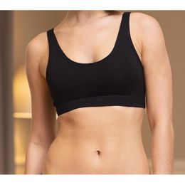 like it! Bustier atmungsaktiv, bequem, basic, pflegeleicht, elastisch, blickdicht schwarz Obermaterial: 48% Baumwolle, 48% Modal, 4% Elasthan XS, N-Gr