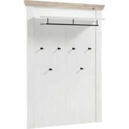 Home Affaire Garderobenpaneel &raquo;Florenz&laquo; Breite ca. 107 cm wei&szlig; Holzwerkstoff B/H/T: 107cm x 153cm x 27cm