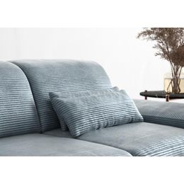 Sit & More sit&more Sofakissen &raquo;Cabana&laquo; wahlweise 2er- oder 3er-Nierenkissen-Set blau 100% Polyester B/H/T: 65cm x 25cm x 10cm, Breitcord, 2er-Set