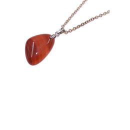 Firetti Damen Kette mit Anh&auml;nger &raquo;Schmuck Geschenk, Achat&laquo; Made in Germany - mit Achat orange Edelstahl Silber 925 (Sterlingsilber), L: 50 B: 2mm