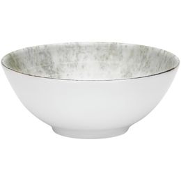 Van Well Schale &raquo;Korfu, 17 cm, 6 St&uuml;ck&laquo; 6 Stk. aus Porzellan sp&uuml;lmaschinengeeignet grau Porzellan &Oslash; 17cm