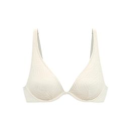Lascana Damen Lascana B&uuml;gel-Bikini-Top &raquo;Fay&laquo; aus eleganter Strukturware beige 44, Cup F