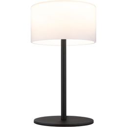 Globo LIGHTING LED Tischleuchte &raquo;TRENTON&laquo; LED-Modul 1 Stk. Tischlampe/Glas opal alabaster/CCT 2700/6000/4000K schwarz 1 Stk.