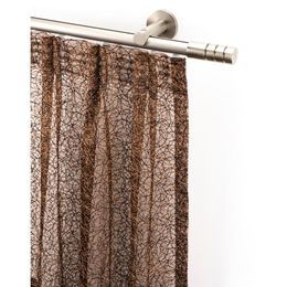 Garesa Gardinenstange &raquo;EASY&laquo; &Oslash; 20 mm 1 l&auml;ufig-l&auml;ufig Wunschma&szlig;l&auml;nge gold Aluminium B/L: 65cm x 150cm &Oslash; 20mm, 1 Stk., 1 l&auml;ufig