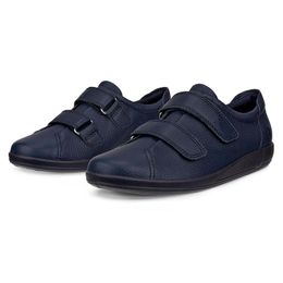 Ecco Damen Klettschuh &raquo;SOFT 2.0&laquo; Halbschuh, Freizeitschuh mit Klettverschl&uuml;ssen blau 43
