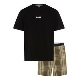 BOSS Herren BOSS Pyjama &raquo;Easy Short Set&laquo; Set, 2er Set, 2 schwarz L