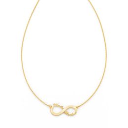 Firetti Damen Namenskette &raquo;Schmuck Geschenk Silber 925 Halskette mit deinem Namen&laquo; gold Silber 925 (Sterlingsilber), L: 48