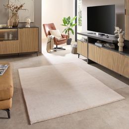 Theko Wollteppich &raquo;Skylight Uni, handgekn&uuml;pft&laquo; rechteckig 21 mm H&ouml;he reine Schurwolle, Unifarben, Wohnzimmer Schurwolle B : 250cm 1 Stk., 21mm, L: 