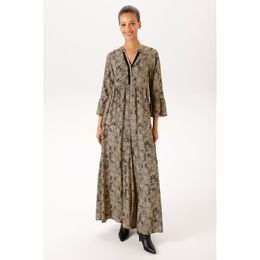Aniston Casual Damen Aniston CASUAL Maxikleid mit grafischen Alloverdruck - NEUE KOLLEKTION 40, N-Gr