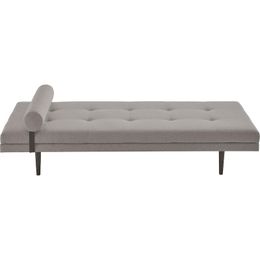 ATLANTIC HOME COLLECTION OTTO home Chaiselongue &raquo;Bergen&laquo; Tagesliege im Japanischen Stil, inklusive arretierbarer Nackenrolle grau B/H/T: 85cm x 37cm x 200cm, Struktur (100% 