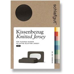 Schlafgut Kissenbezug &raquo;Pure flexibler Kissenbezug f&uuml;r Nackenst&uuml;tzkissen&laquo; Bio-Baumwolle mit Elasthan, mit Gummizug, b&uuml;gelfrei beige Bio-Baumwolle, Obermaterial: 