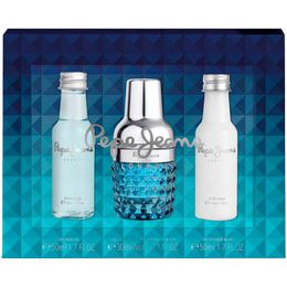 Pepe Jeans Herren Duft-Set &raquo;PJ for HIM Gift Set EDT 30 ml + Shower Gel 50ml + After Shave 50ml&laquo; Set, 3er-Pack, 3 Stk. mit einzigartiger Komposition 