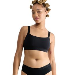 Sloggi Damen Sloggi Bustier &raquo;GO Casual&laquo; weiche und atmungsaktive Baumwollqualit&auml;t schwarz XS, N-Gr