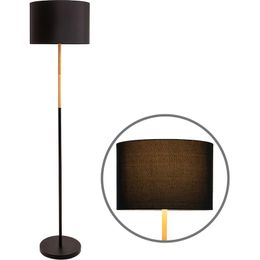 N&auml;ve n&auml;ve Stehlampe &raquo;Tessile&laquo; E27 1 Stk. schwarz 1, 1 Stk.