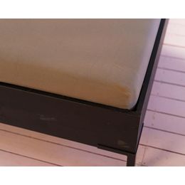 Kayori Spannbettlaken &raquo;Saiko&laquo; Bio-Baumwolle grau Jersey-Elasthan, Obermaterial: 97% Baumwolle, 3% Elasthan (LYCRA ) B/L: 200cm x 220cm, 1 Stk., Jersey