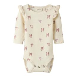 Lil' Atelier Baby Langarmbody &raquo;NBFGAVO EKO LS SLIM BODY LIL NOOS&laquo; mit R&uuml;schen, weiche Jerseyqualit&auml;t 56, N-Gr