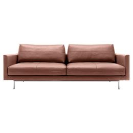 Creation BY ROLF BENZ 4-Sitzer &raquo;CR.414, Designsofa, Loungesofa&laquo; Wahlweise aus Leder oder Chenille braun B/H/T: 240cm x 91cm x 106cm, Leder OSKAR