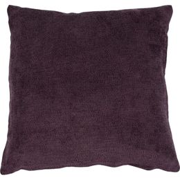 G&ouml;zze Dekokissen &raquo;Muri&laquo; in vielen Unifarben lila Obermaterial: 100% Polyester B/L: 50cm x 50cm, 2 Stk.