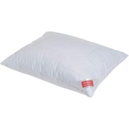 Hefel Naturfaserkissen &raquo;Wellness Retreat&laquo; 1 Stk. tlg. wei&szlig; Bezug: 100% Baumwolle. Bezug Innenkissen: 100% Baumwolle. F&uuml;llung Innenkissen: 100% Polyester. 