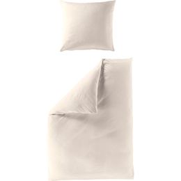 Bierbaum Bettw&auml;sche &raquo;Elegant uni&laquo; 3 Mako-Satin, 100 % Baumwolle, Uni, pflegeleicht beige Mako-Satin, Obermaterial: 100% Baumwolle B/L: 200cm x 220cm, 