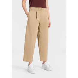 BOSS Orange Damen BOSS Orange Chinohose &raquo;Taquina Premium Damenmode&laquo; in lockerer Passform, Barrel Fit 38, N-Gr