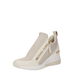 Michael Michael Kors Slip On 'WILLIS' Damen Gr&ouml;&szlig;e 39 beige / champagner / gold Sommerschuhe