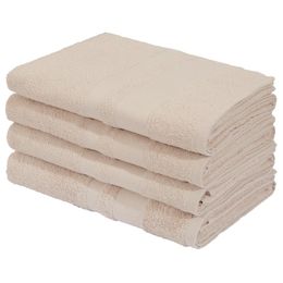 OTTO home Duscht&uuml;cher &raquo;Vanessa, 4 Duscht&uuml;cher, 70x140cm, in Standard- und Premium-Qualit&auml;t&laquo; Handt&uuml;cher mit Bord&uuml;re, 100% Baumwolle, einfarbig, weich 
