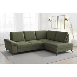 Sit & More sit&more Ecksofa &raquo;Chelsea L-Form, B: 264 cm, mit Armteil-& Sitztiefenverstellung&laquo; optional Schlaffunktion und Bettkasten 100% Polyester B/H/T: 249cm x