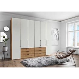 Wiemann Kleiderschrank &raquo;Monaco&laquo; hochwertige Beschl&auml;ge braun Holzwerkstoff Bianco-Eiche-Nachbildung, B/H/T: 246,3cm x 216cm x 58cm, T&uuml;ren: 6 Stk. 