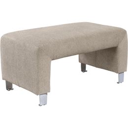 exxpo - sofa fashion Polsterhocker &raquo;Intenso, Hocker, modern&laquo; hohe Bodenfreiheit, frei im Raum stellbar, hoher Sitzkomfort beige Zusammensetzung: 95%