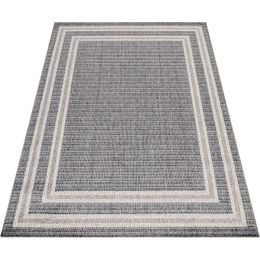 Ayyildiz Teppiche Outdoorteppich &raquo;ARUBA 4901, auch als L&auml;ufer&laquo; rechteckig 6 mm H&ouml;he Pflegeleicht, Modern, In- und Outdoor geeignet grau Polypropylen B : 240cm 1 Stk., 