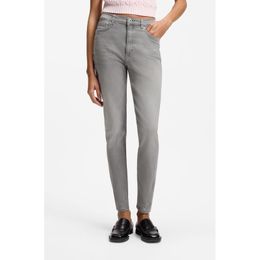 Hugo Damen Hugo Skinny-fit-Jeans &raquo;Malu&laquo; Skinny Fit mit mittlerer Leibh&ouml;he grau 29, L&auml;nge 32