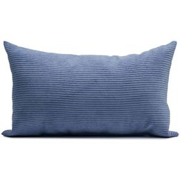 G&ouml;zze Dekokissen &raquo;Capri Cord&laquo; blau Polyester B/L: 30cm x 50cm, 1 Stk.