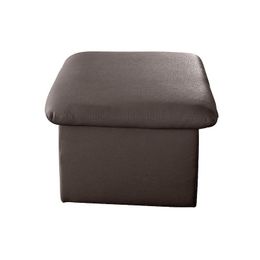 COTTA Hocker &raquo;Casino, B/T/H: 56/56/42, sehr leicht (3 kg)&laquo; Polstergarnitur, auch als Set erh&auml;ltlich, belastbar bis 120 kg Luxus-Kunstleder;NaturLEDER,