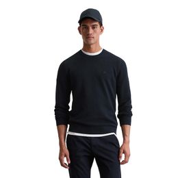 Marc O'Polo Marc O'polo Herren Marc O'Polo Rundhalspullover in Piqu&eacute;-Struktur blau XL