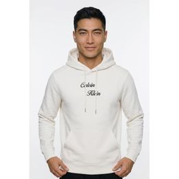 Calvin Klein Jeans Herren Kapuzensweatshirt, Stickerei, Regular Fit, reine Baumwolle M