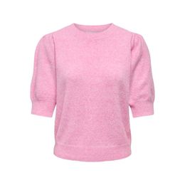 Only Damen Only Strickpullover &raquo;ONLRICA LIFE 2/4 PULLOVER KNT NOOS&laquo; Materialmix, regular fit pink S