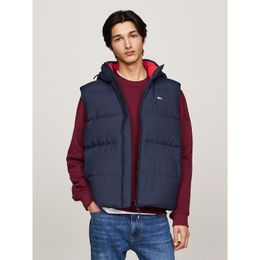 Tommy Jeans Herren Steppweste &raquo;TJM ESSENTIAL DOWN VEST EXT&laquo; abnehmbare Kapuze mit Kordelzug blau 4XL