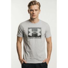 Under Armour Herren T-Shirt &raquo;UA M BOXED SPORTS UPDATED SS&laquo; mit Rundhalsausschnitt, aus Baumwolle und Polyester, pflegeleicht grau M