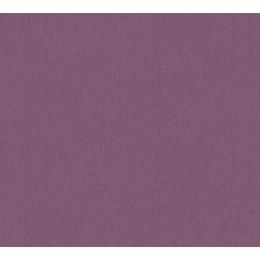 ARCHITECTS PAPER Vliestapete &raquo;Floral Impression&laquo; einfarbig unifarben glatt Tapete Uni lila Vlies B/L: 0,53m x 10,05m, Rollen: 1