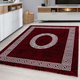 Ayyildiz Teppiche Teppich &raquo;Plus 8009&laquo; rechteckig 6 mm H&ouml;he L&auml;ufer, gemusterter Flachflor, robust, Webteppich, alle R&auml;ume rot Polypropylen (PP) B : 120cm 1 Stk., 6mm, L: