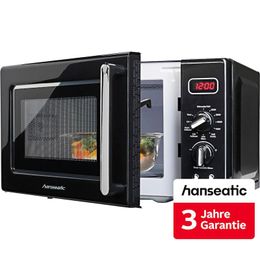 Hanseatic Mikrowelle &raquo;AG720CE6-PM&laquo; Grill Mikrowelle inkl. 3 Jahre Herstellergarantie schwarz Einheitsgr&ouml;&szlig;e Mikrowelle