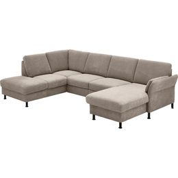 Die PlanBar Wohnlandschaft &raquo;ZE-EM18013 U-Form, Breite 305 cm&laquo; wahlweise mit Kopfst&uuml;tzen und Liegearmlehne 100% Polyester B/H/T: 305cm x 90cm x 200cm, 