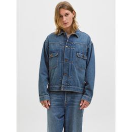 Jack & Jones Jack & Jones Herren Jeansjacke &raquo;JJIMILES JACKET SQ 439 NOOS&laquo; mit Fly-Away-Kragen XL