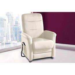 Sit & More sit&more TV-Sessel &raquo;Charlie&laquo; Set, wahlweise mit Motor und Aufstehhilfe wei&szlig; Altara Nubuck , die Luxus-Microfaser aus 100% Polyester;Luxus-Kunstleder;
