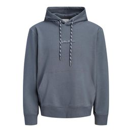 Jack & Jones Jack & Jones Herren Kapuzensweatshirt &raquo;JJKENDRICK SWEAT HOOD&laquo;, Baumwollmischung, regular fit blau XL