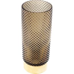 KARE Dekovase &raquo;Barfly&laquo; Berry oder Dark Green gold Glas B/H/T: 11cm x 25cm x 11cm