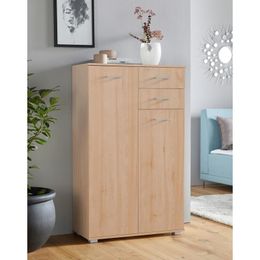 Priess Kombikommode braun Holzwerkstoff Made in Germany