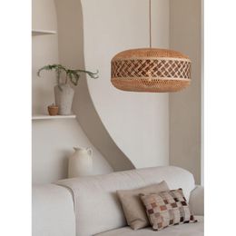 GOOD&MOJO H&auml;ngeleuchte &raquo;LANGKAWI&laquo; E27 braun 1, &Oslash; 50cm H: 225cm